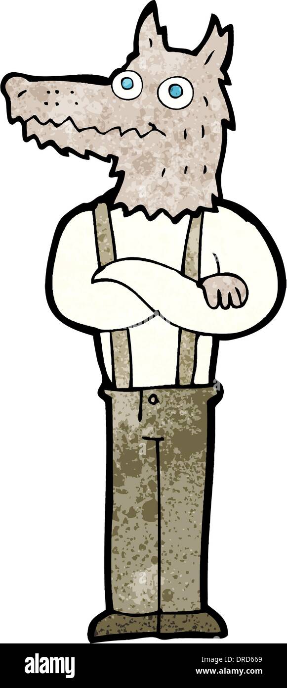 cartoon funny werewolf Stock Vector Image & Art - Alamy