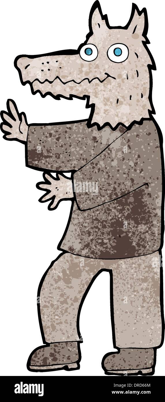 cartoon funny werewolf Stock Vector Image & Art - Alamy