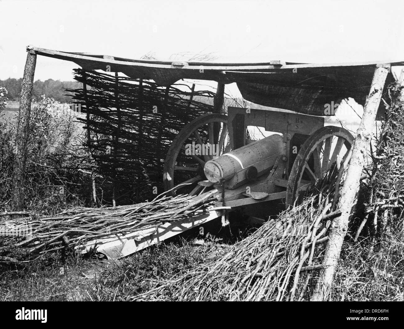 French dummy emplacement WWI Stock Photo - Alamy