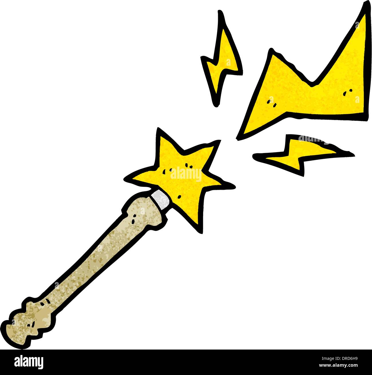 cartoon magic wand casting spell Stock Vector Image & Art - Alamy