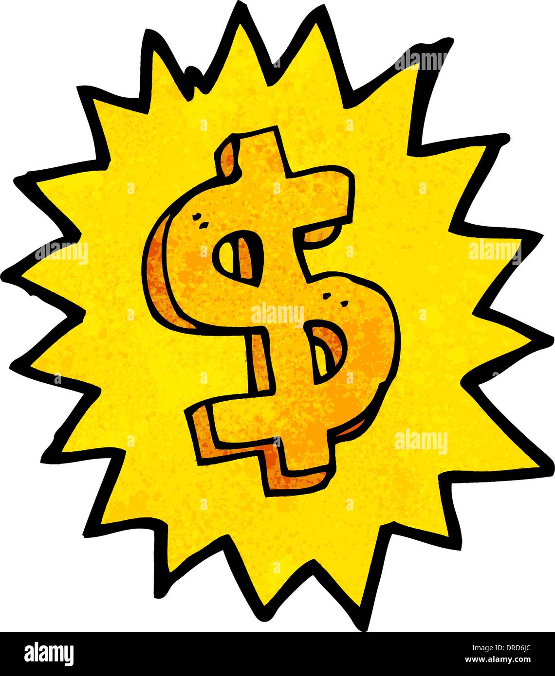 cartoon dollar symbol Stock Vector Image & Art - Alamy