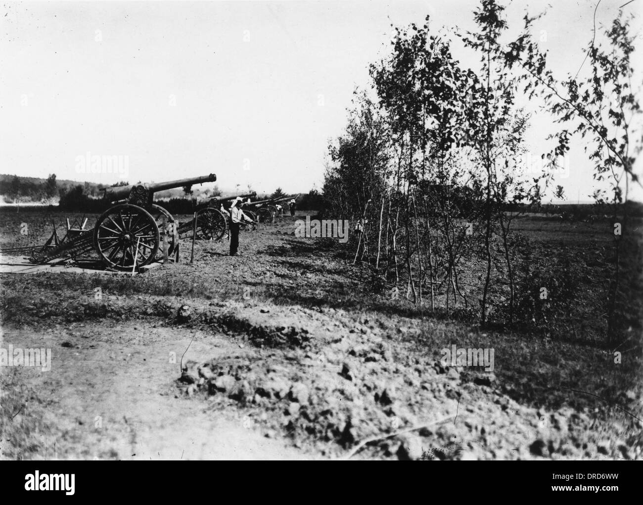 Artillery battery wwi hi-res stock photography and images - Alamy