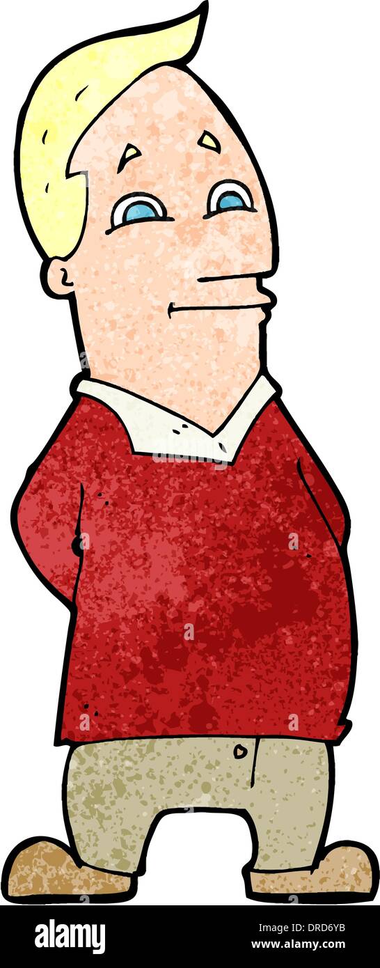 cartoon friendly man Stock Vector Image & Art - Alamy