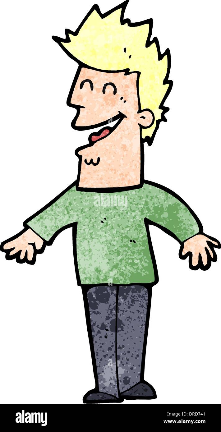 cartoon happy man Stock Vector Image & Art - Alamy