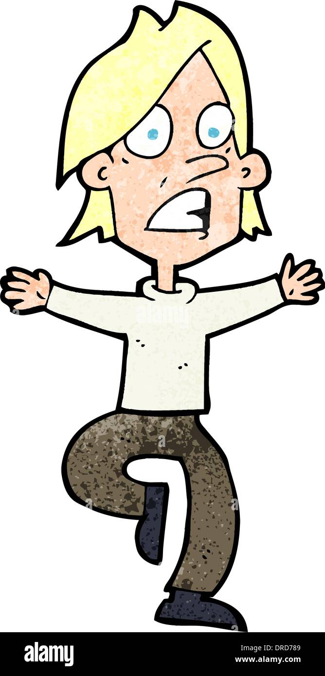 cartoon panicking man Stock Vector Image & Art - Alamy