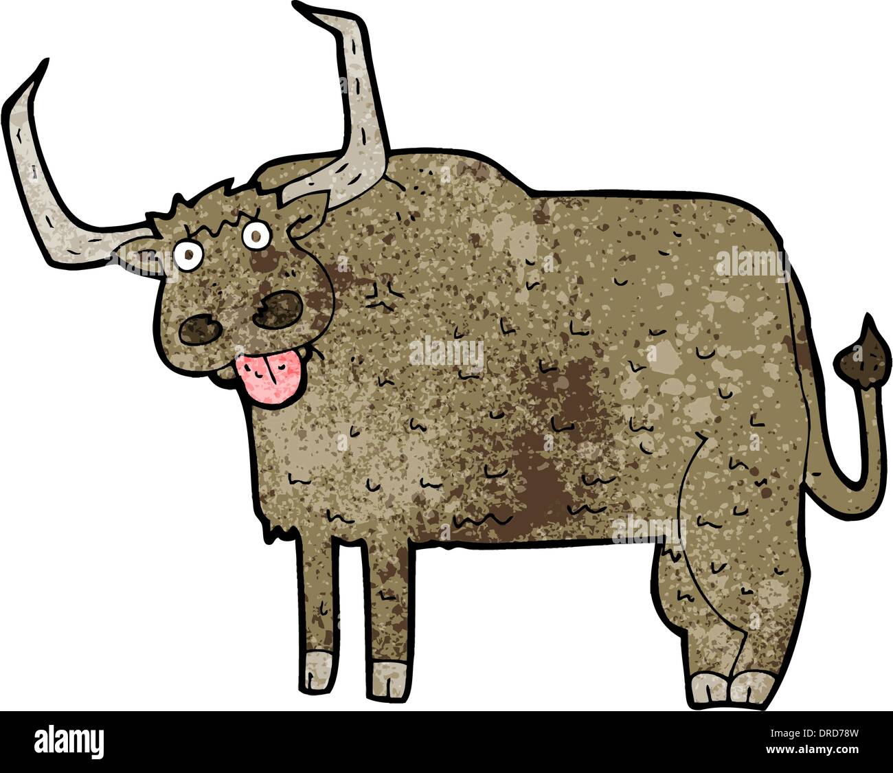 cartoon hairy cow Stock Vector Image & Art - Alamy