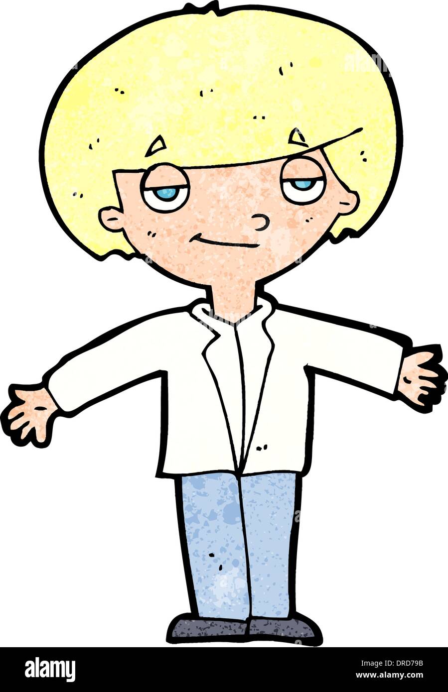 Cartoon arrogant boy hi-res stock photography and images - Alamy
