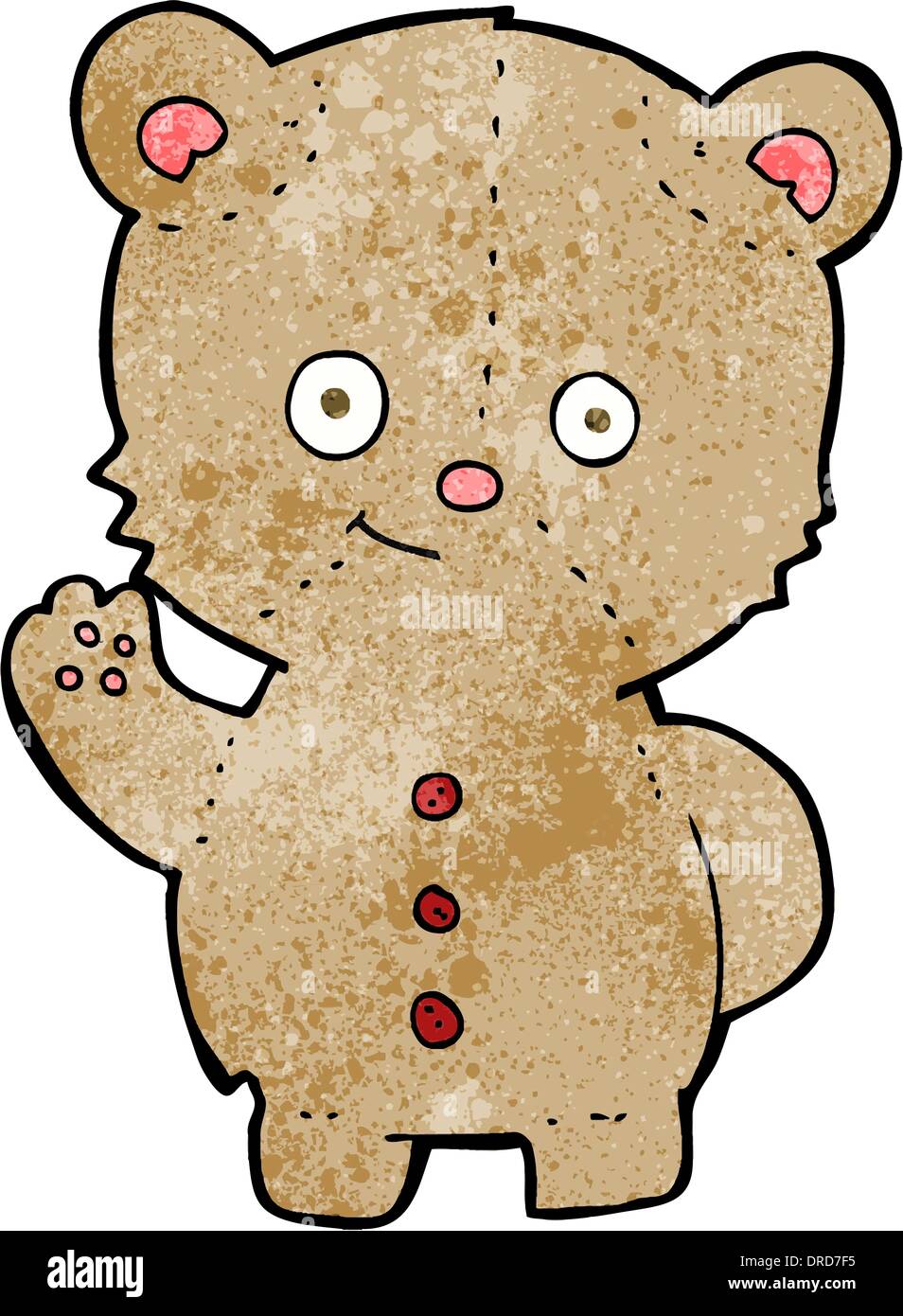 cartoon teddy bear waving Stock Vector Image & Art - Alamy