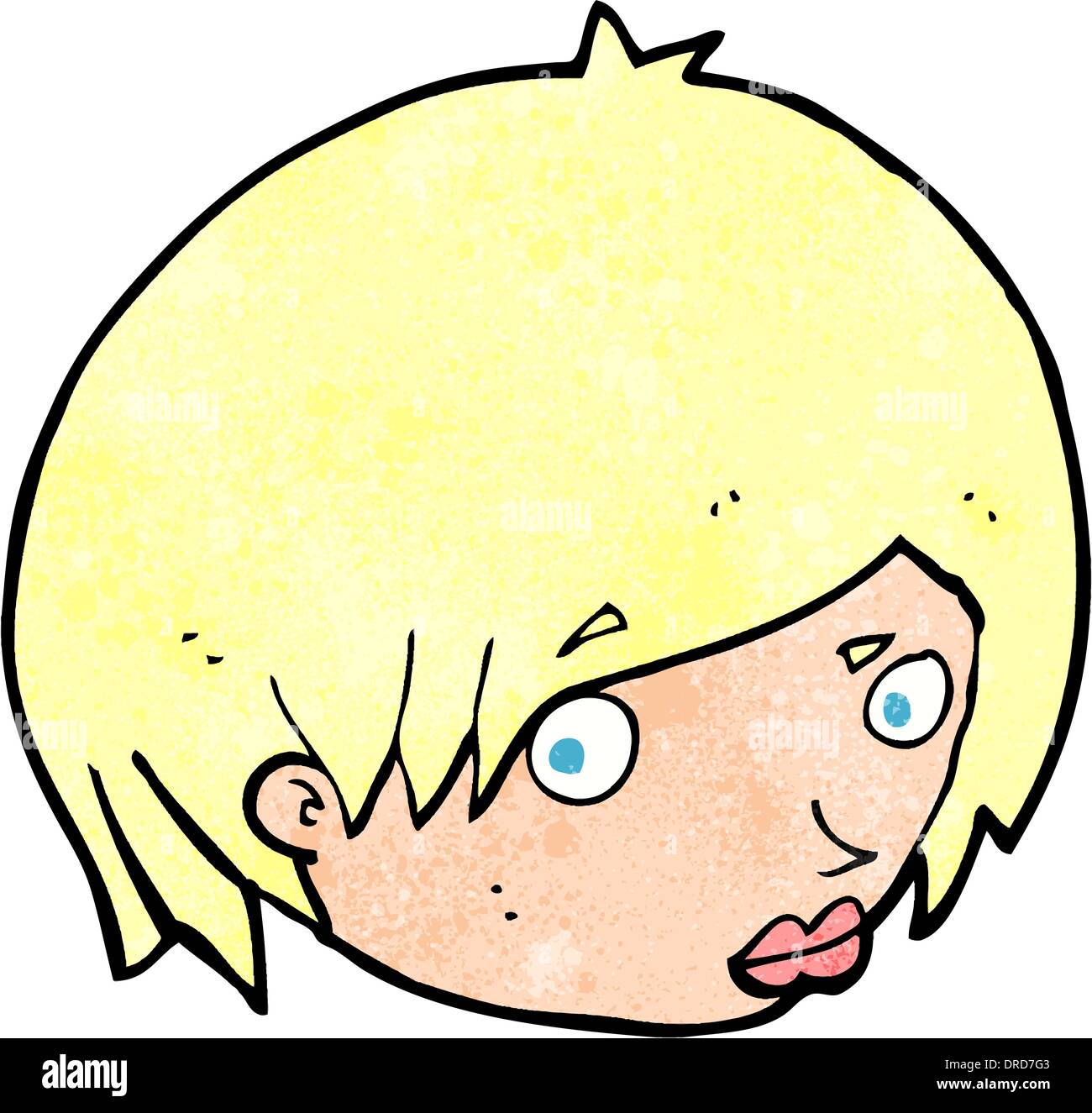 cartoon female face with raised eyebrow Stock Vector Image & Art - Alamy