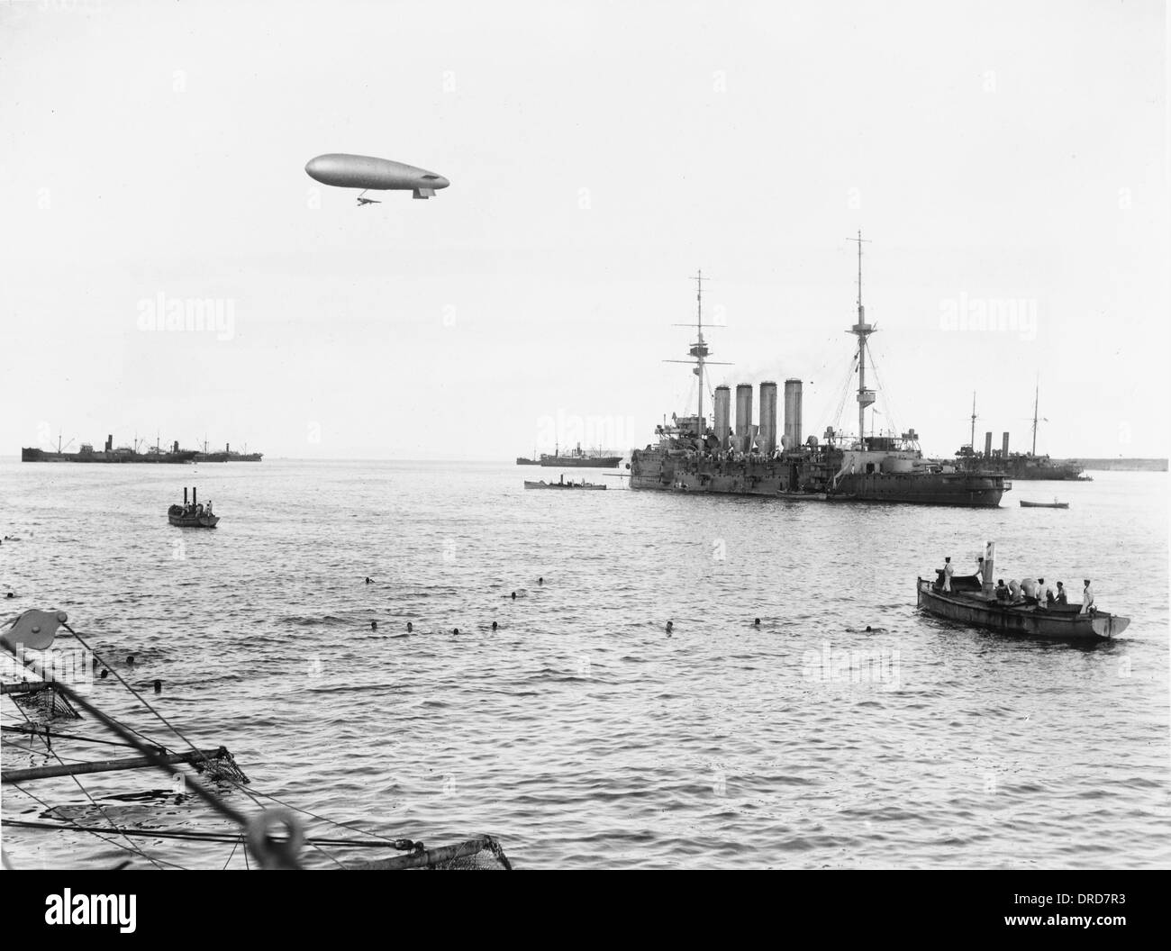 Mudros Harbour WWI Stock Photo - Alamy