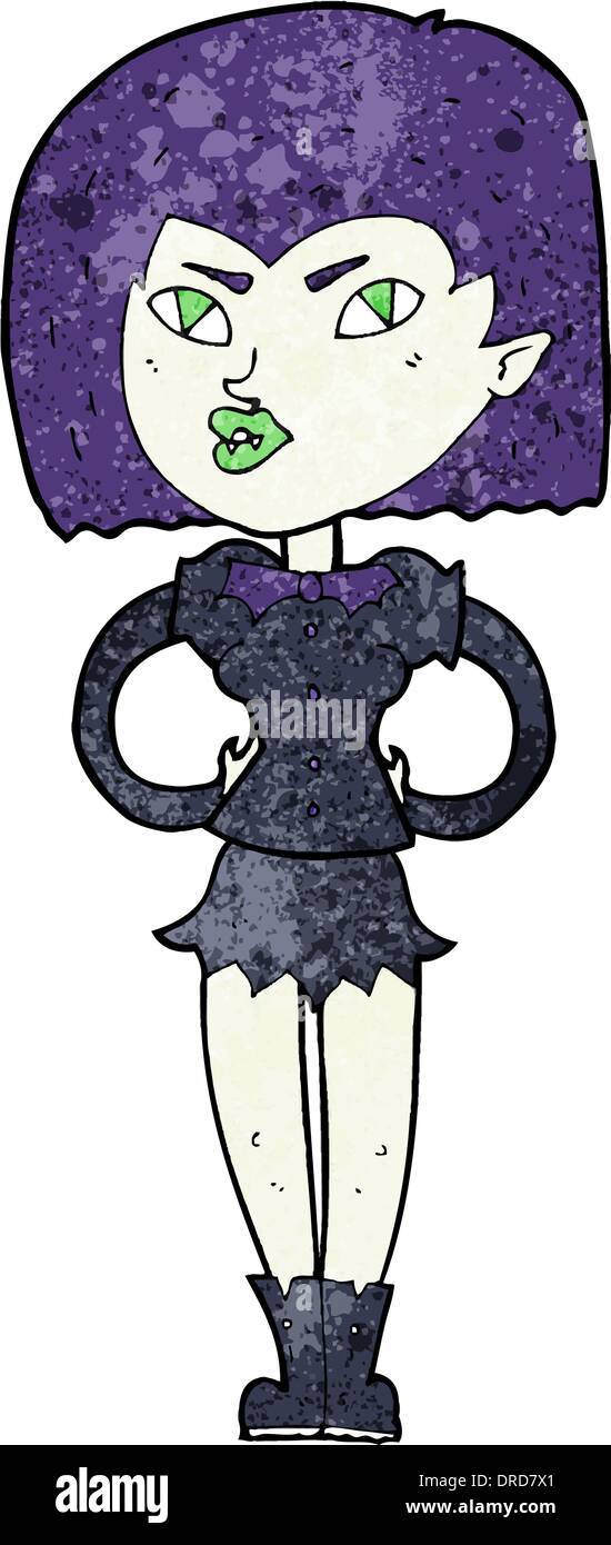 cartoon vampire girl Stock Vector Image & Art - Alamy