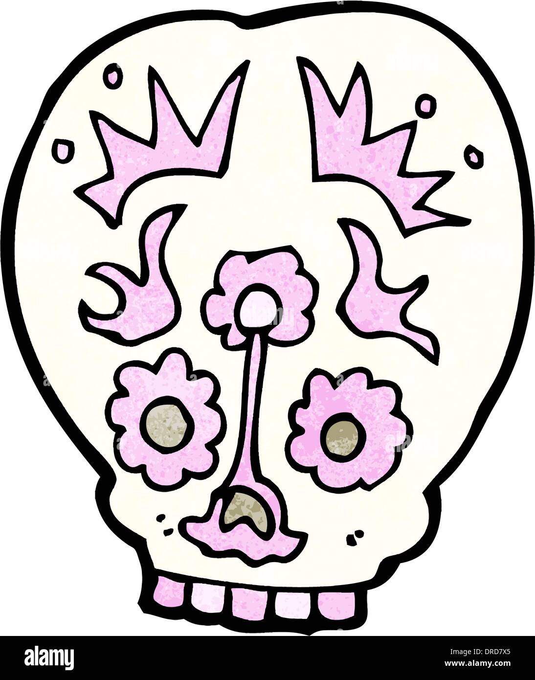cartoon sugar skull Stock Vector Image & Art - Alamy