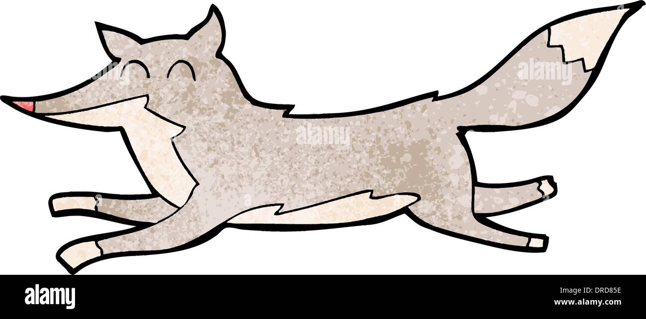 cartoon running wolf Stock Vector Image & Art - Alamy