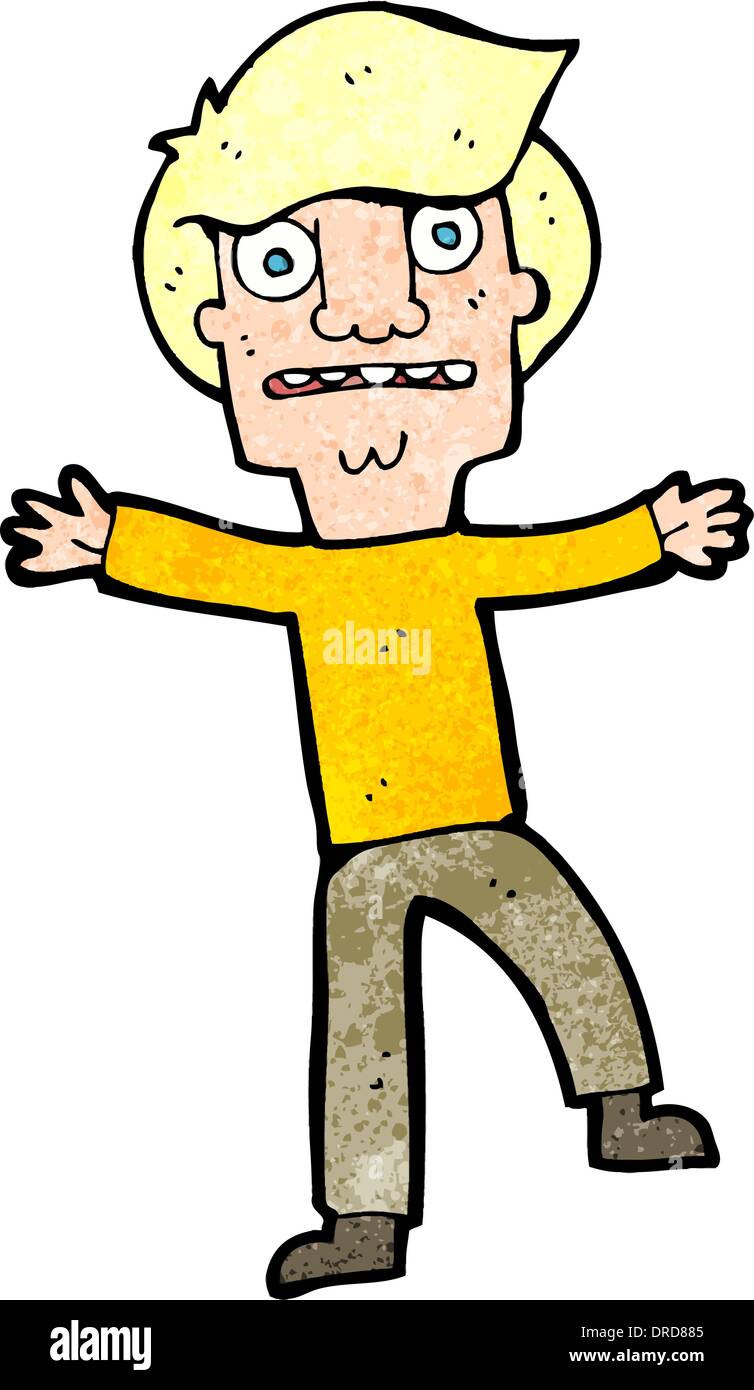 cartoon boy panicking Stock Vector Image & Art - Alamy