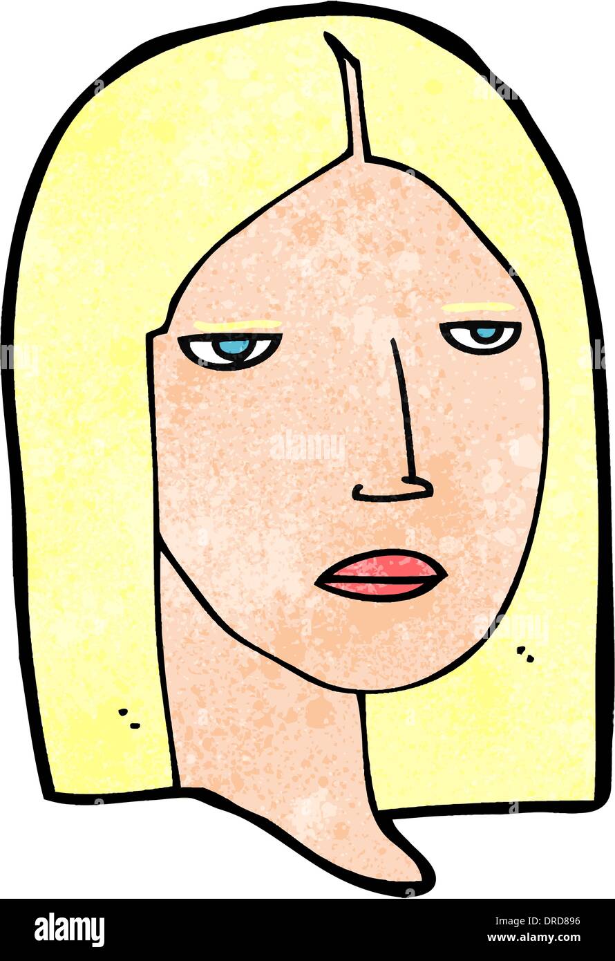 cartoon serious woman Stock Vector Image & Art - Alamy