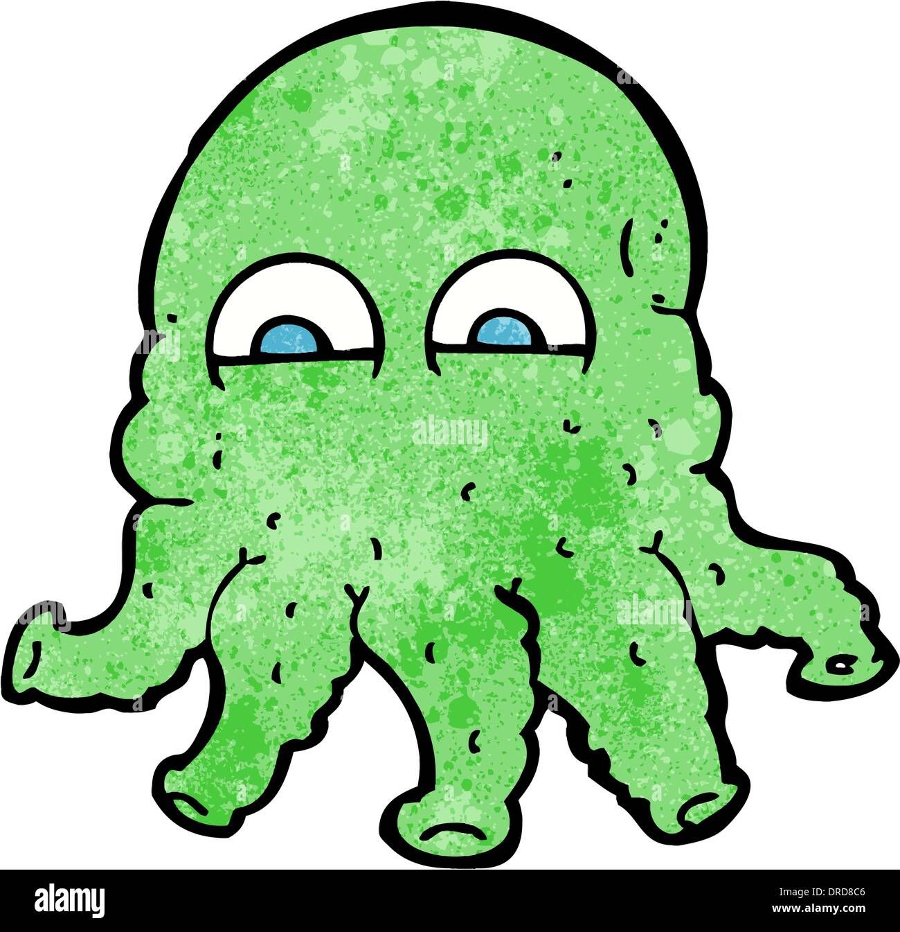 cartoon alien squid face Stock Vector Image & Art - Alamy