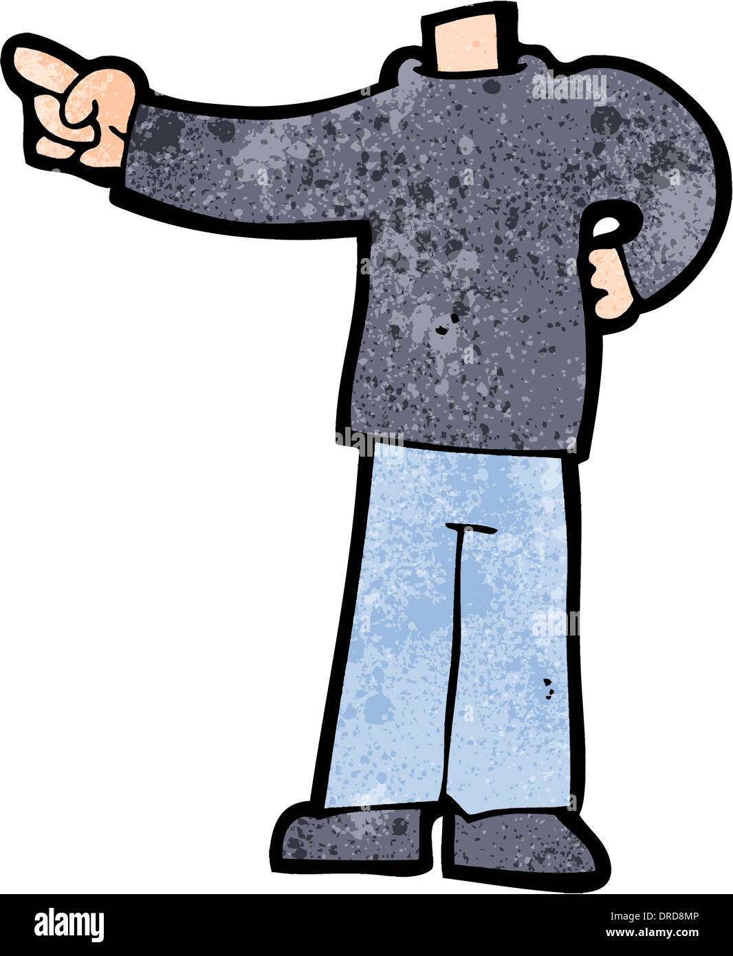 cartoon pointing body (mix and match cartoons or add own photos Stock ...