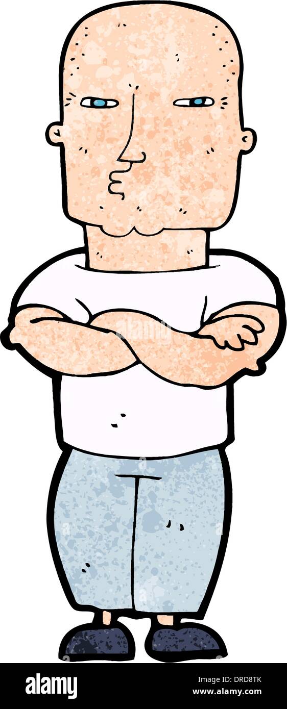 cartoon tough guy Stock Vector Image & Art - Alamy