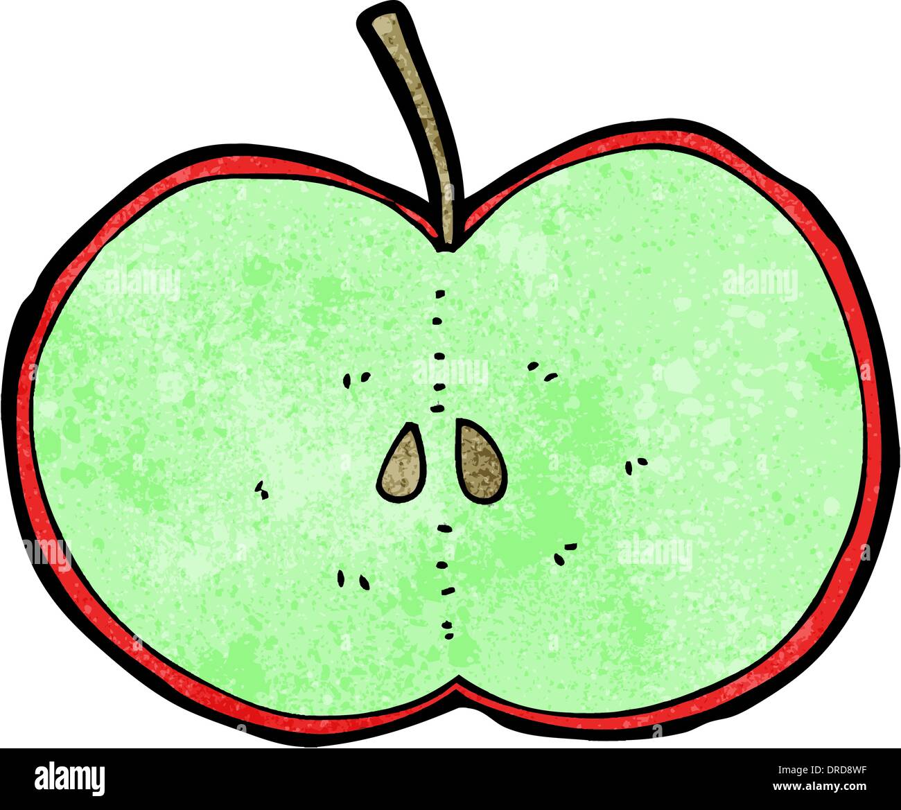 cartoon sliced apple Stock Vector Image & Art - Alamy