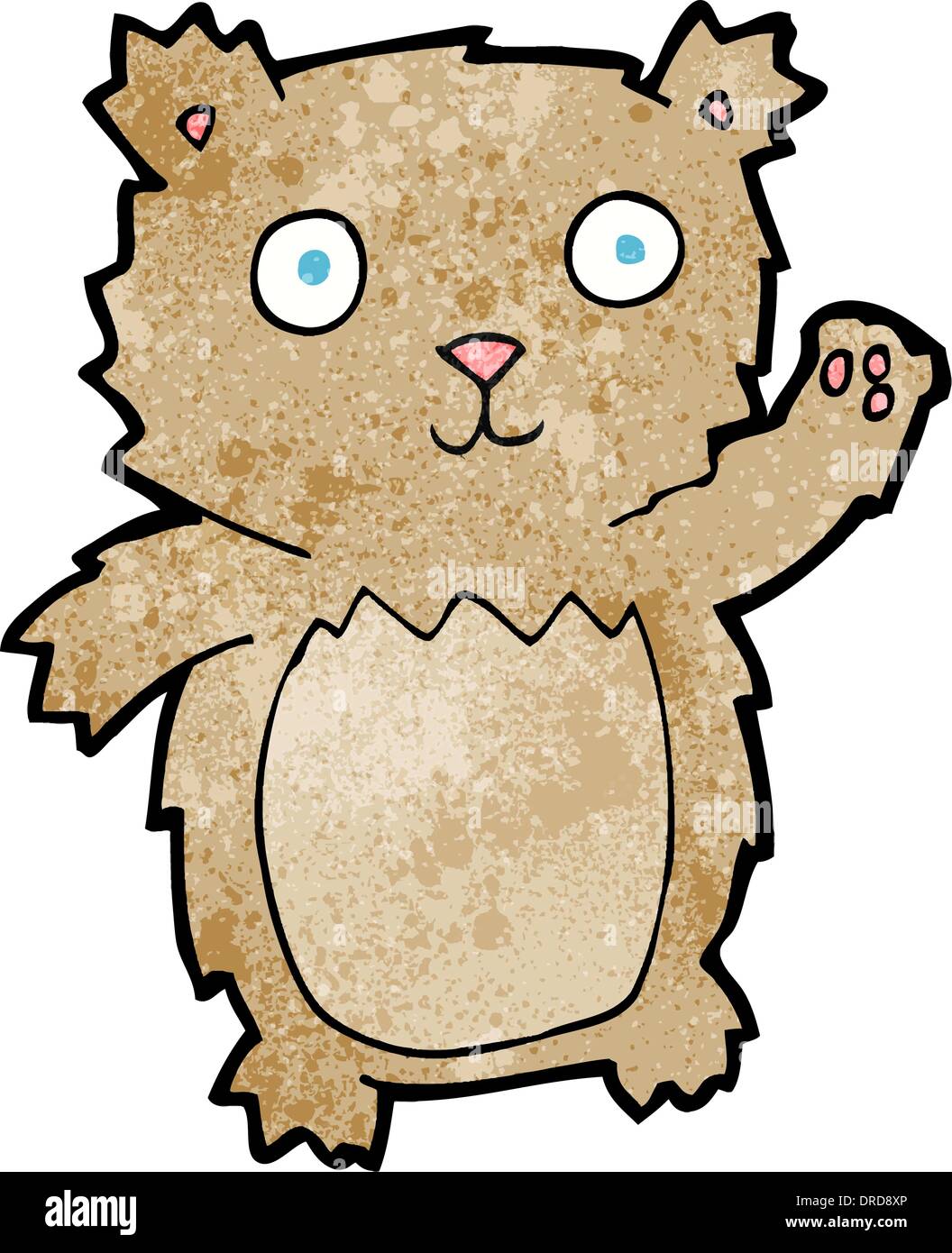Cartoon waving teddy bear hi-res stock photography and images - Alamy