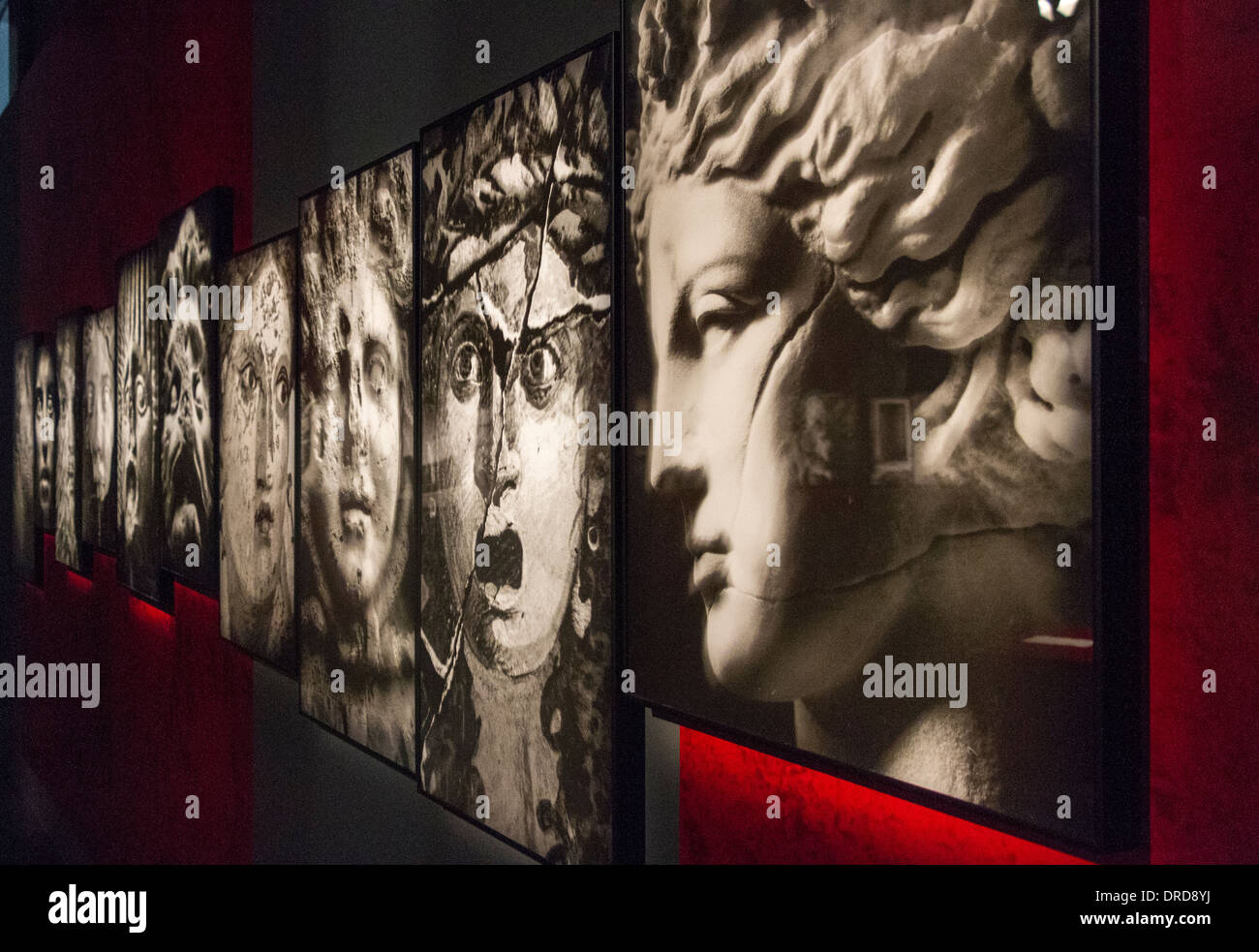 Photographs of Roman statues, Museum, Alba la Romaine, Rhone-Alpes ...