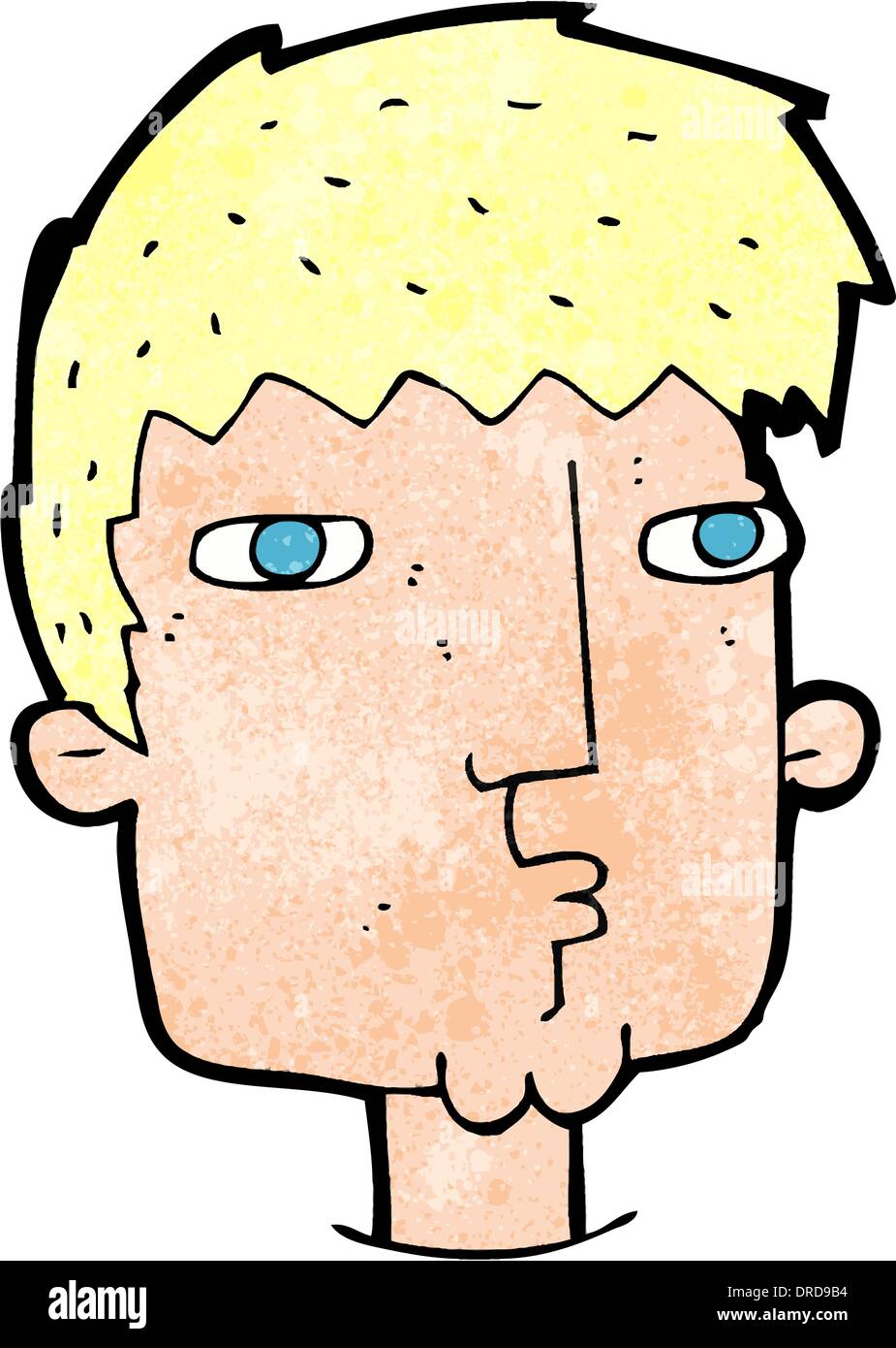 cartoon curious man Stock Vector Image & Art - Alamy