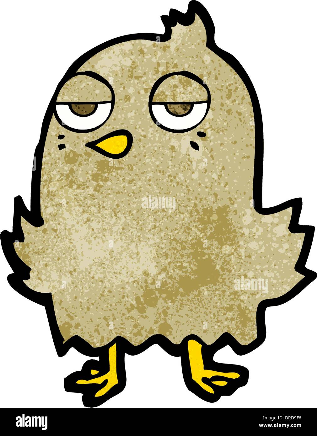 Cartoon bored bird hi-res stock photography and images - Alamy