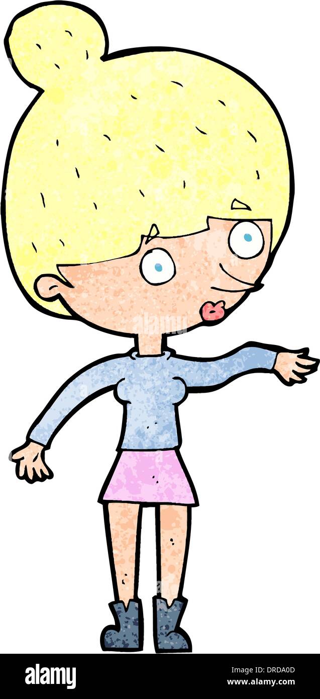 cartoon surprised woman Stock Vector Image & Art - Alamy