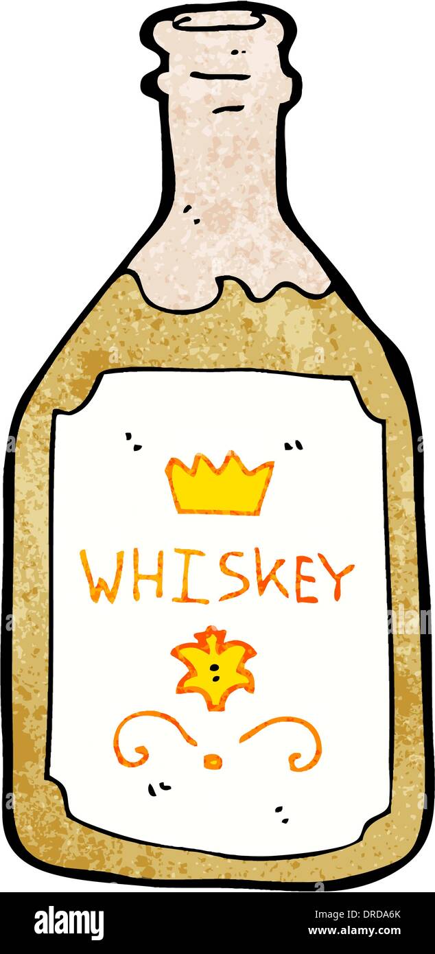 cartoon whiskey bottle Stock Vector Image & Art - Alamy