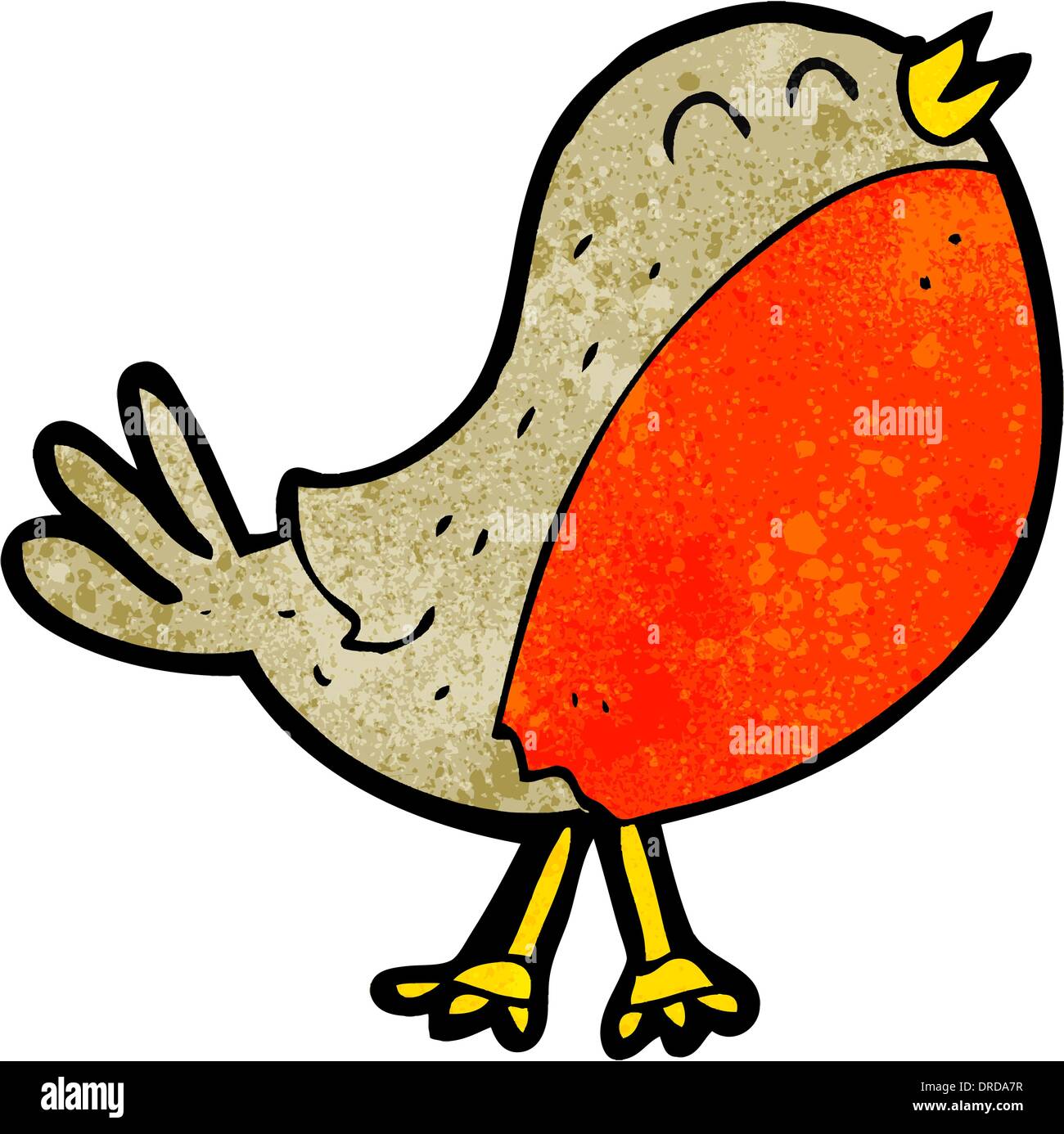 cartoon christmas robin Stock Vector Image & Art - Alamy