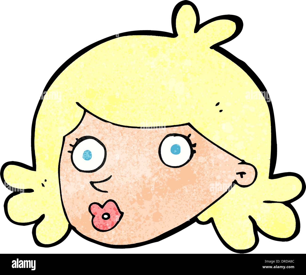 cartoon pretty face Stock Vector Image & Art - Alamy