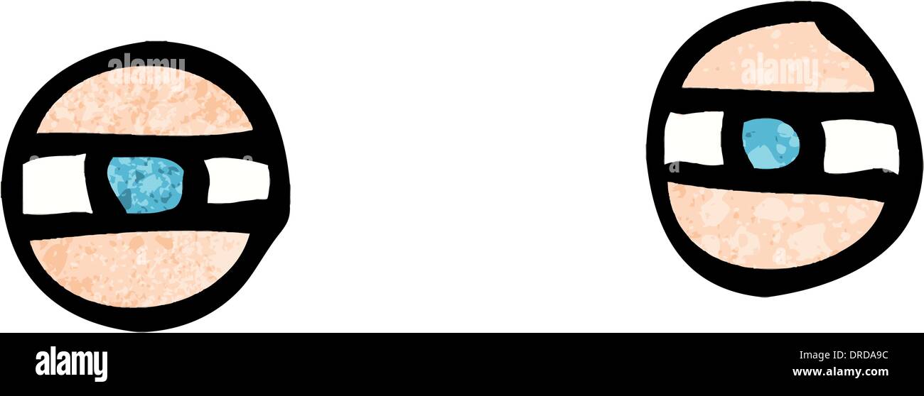 cartoon narrowed eyes Stock Vector Image & Art - Alamy