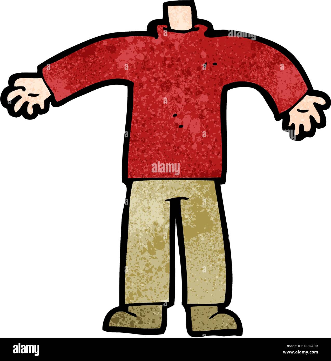 cartoon male body (mix and match cartoons or add own photos Stock ...