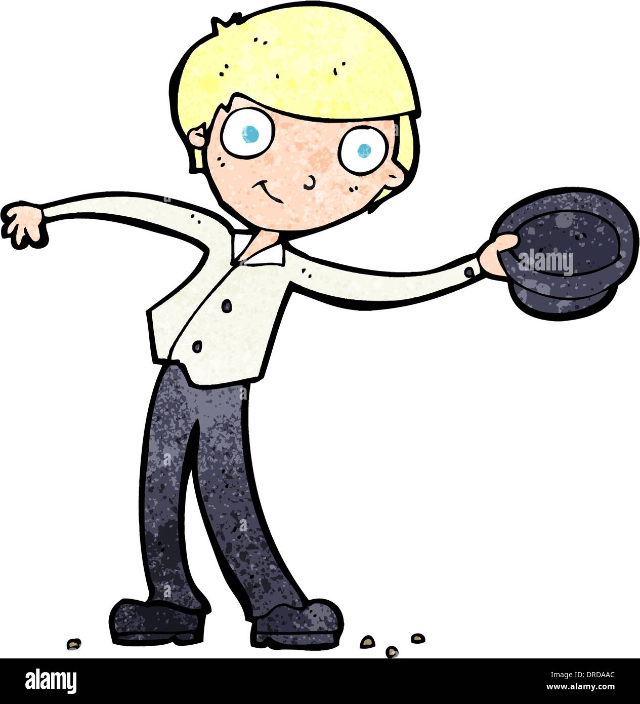 cartoon man tipping hat Stock Vector Image & Art - Alamy