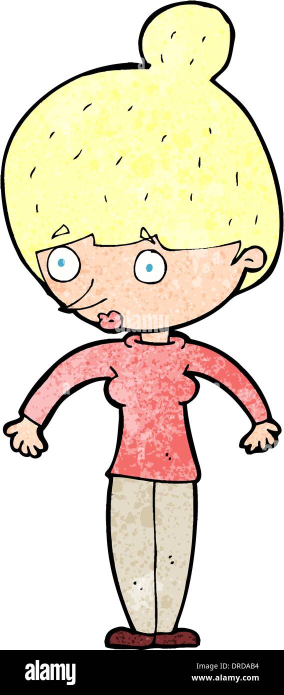 cartoon woman staring Stock Vector Image & Art - Alamy