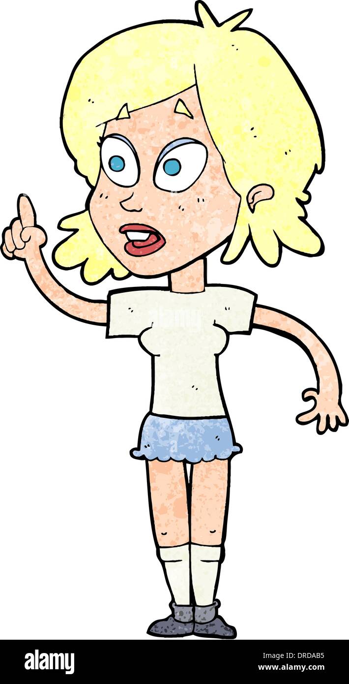 cartoon woman asking question Stock Vector Image & Art - Alamy