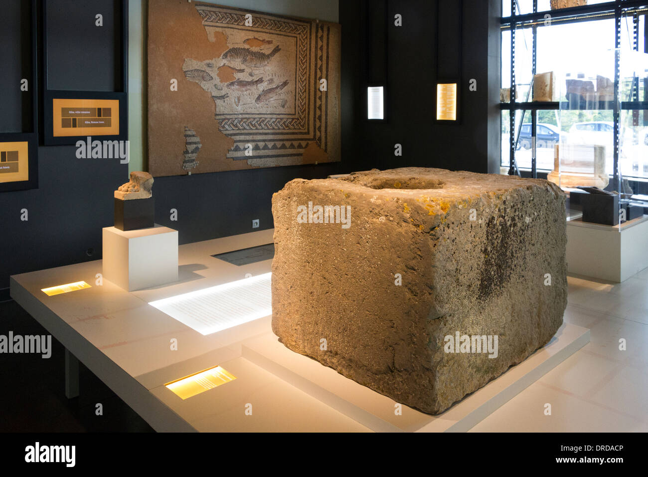 Museum, Alba la Romaine, Rhone-Alpes, France Stock Photo - Alamy
