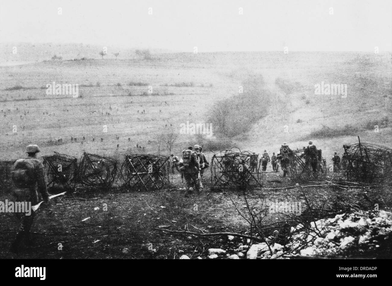 German attack WWI Stock Photo - Alamy