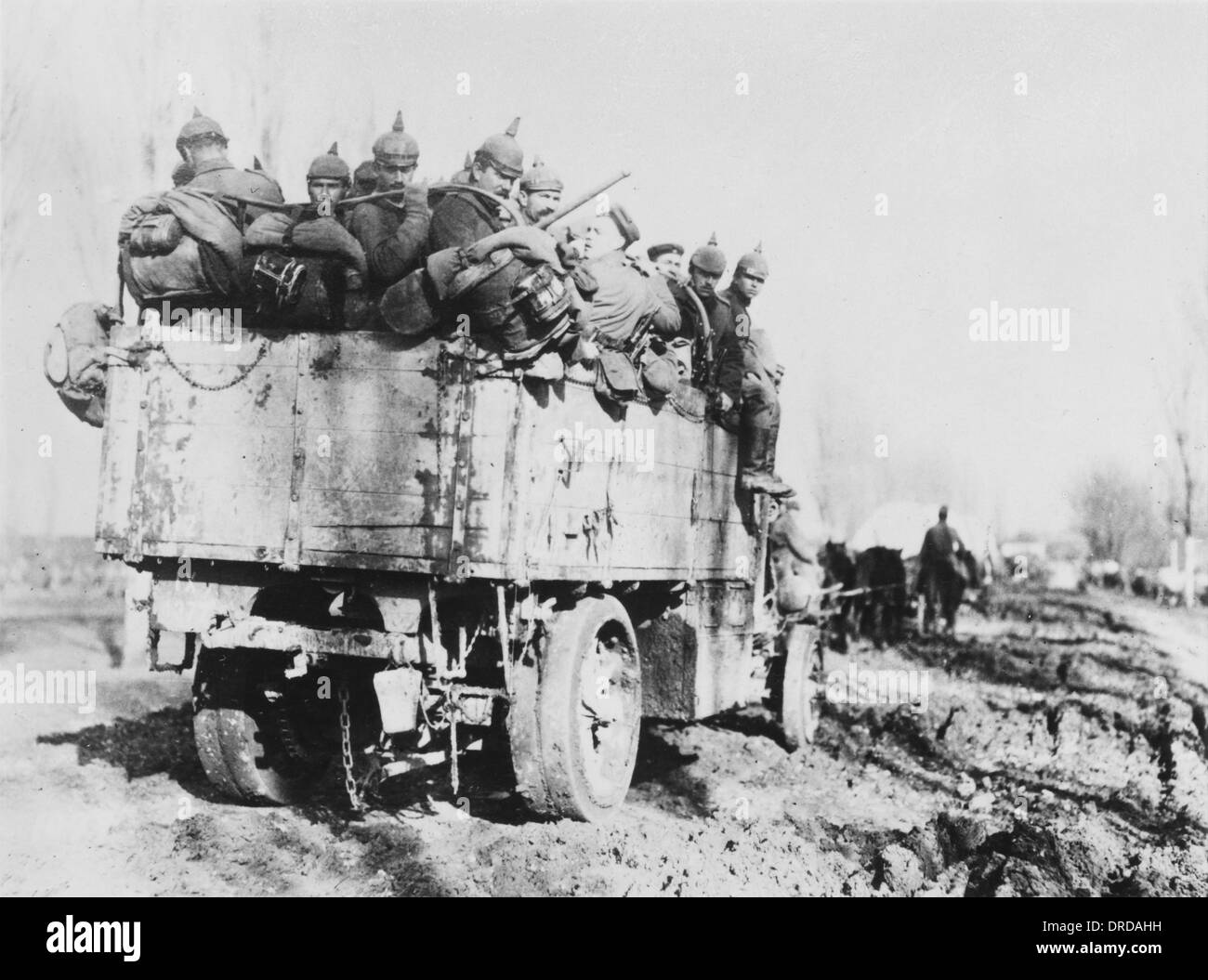 German infantry transport WWI Stock Photo - Alamy
