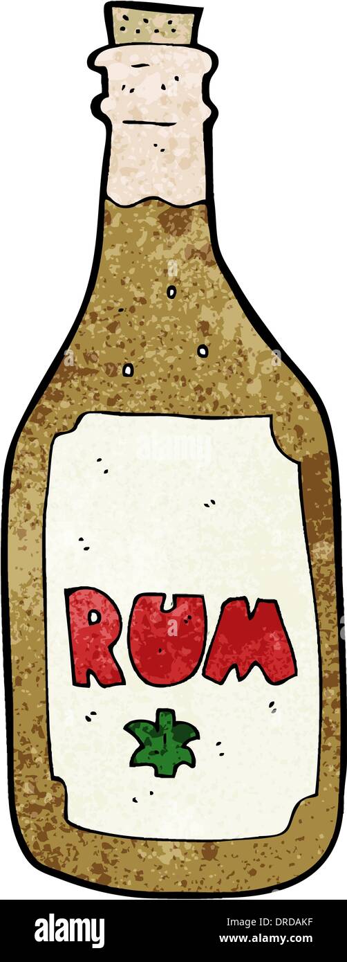 cartoon rum bottle Stock Vector Image & Art - Alamy
