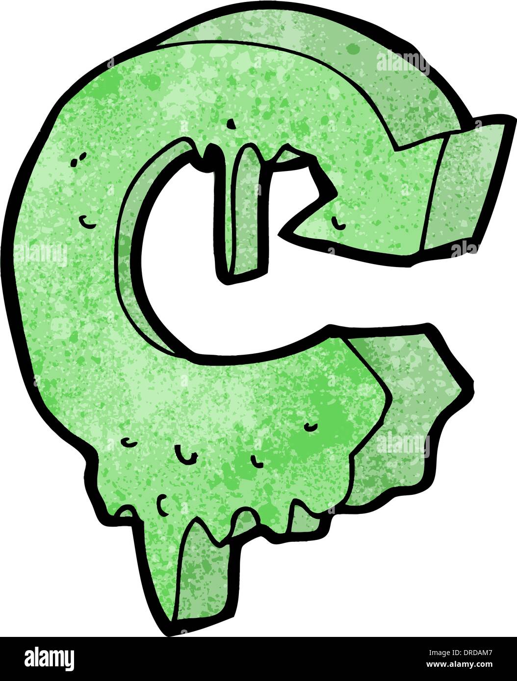 cartoon melting recycling symbol Stock Vector Image & Art - Alamy