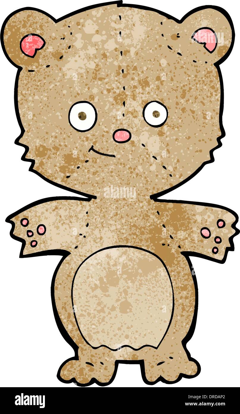 cartoon happy teddy bear Stock Vector Image & Art - Alamy