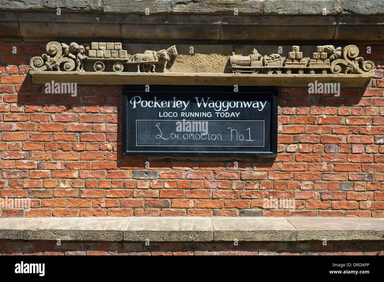 Pockerley Waggonway Beamish Open-Air Museum, County Durham, England, UK ...