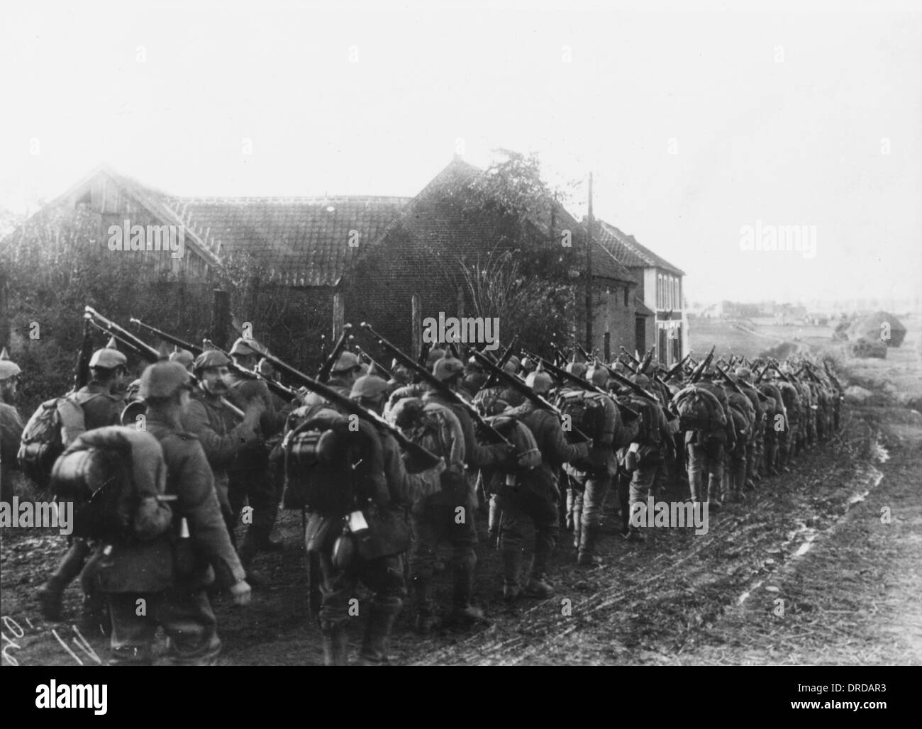 German infantry WWI Stock Photo - Alamy