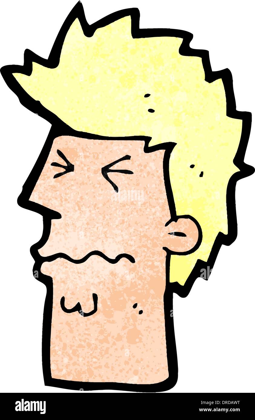 cartoon stressed out face Stock Vector Image & Art - Alamy