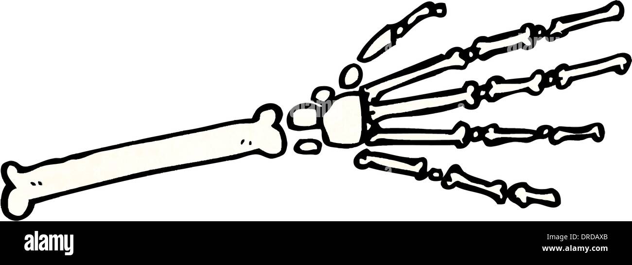 cartoon skeleton hand Stock Vector Image & Art - Alamy