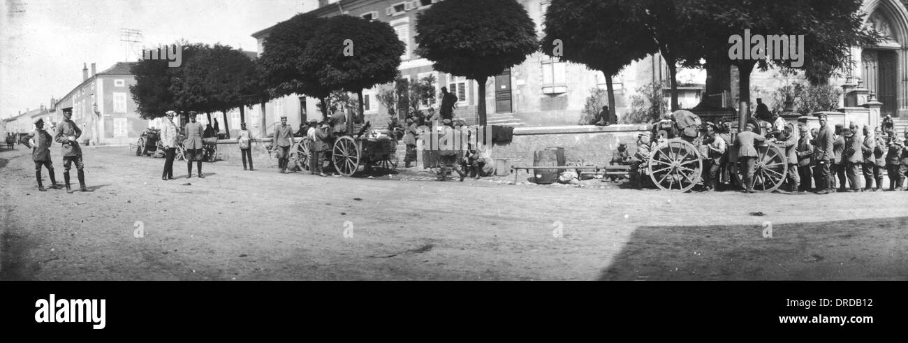 German artillery WWI Stock Photo - Alamy
