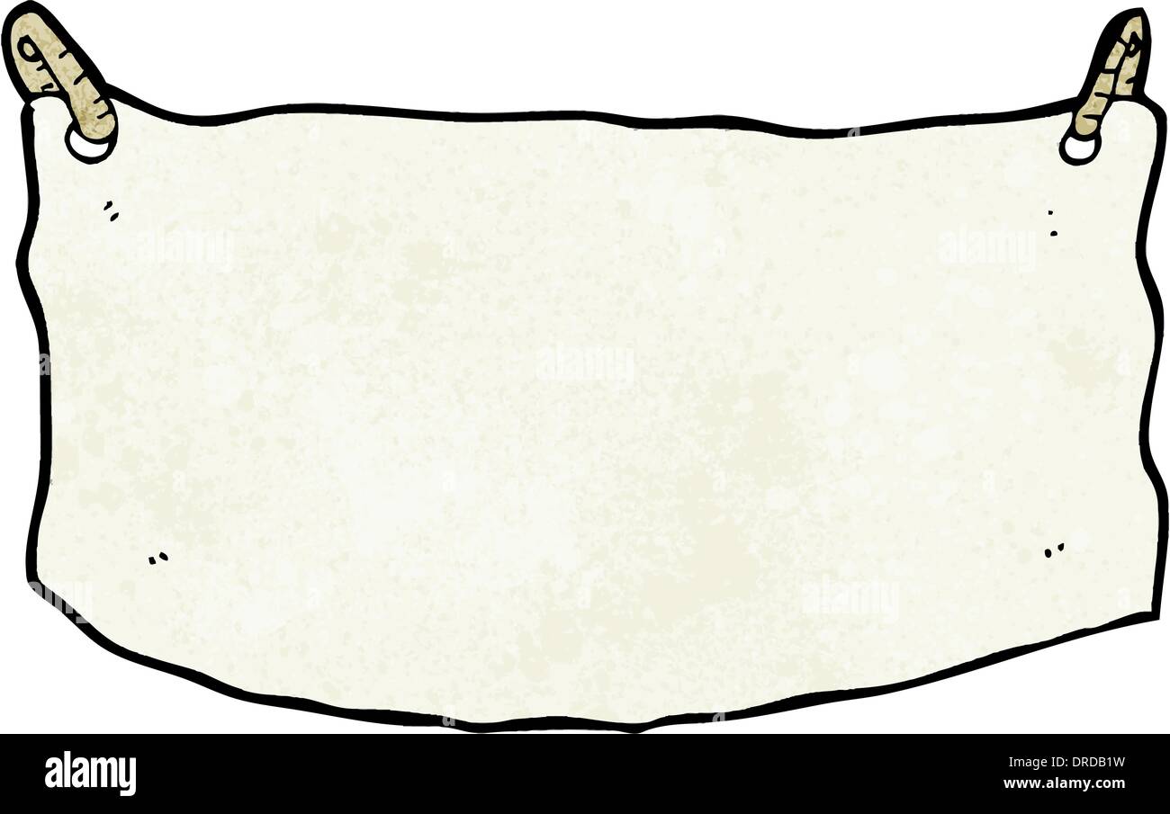 cartoon cloth banner Stock Vector Image & Art - Alamy