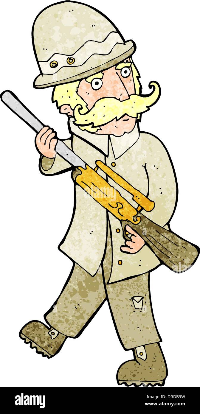 Cartoon victorian hunter hi-res stock photography and images - Alamy