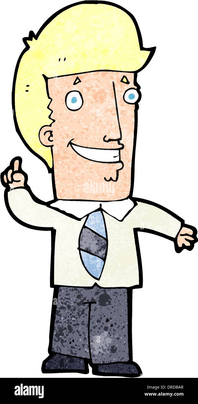 cartoon office man with idea Stock Vector Image & Art - Alamy